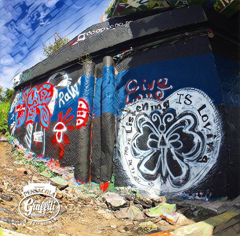 The Graffiti Bridge Art: One of the best messages we have seen