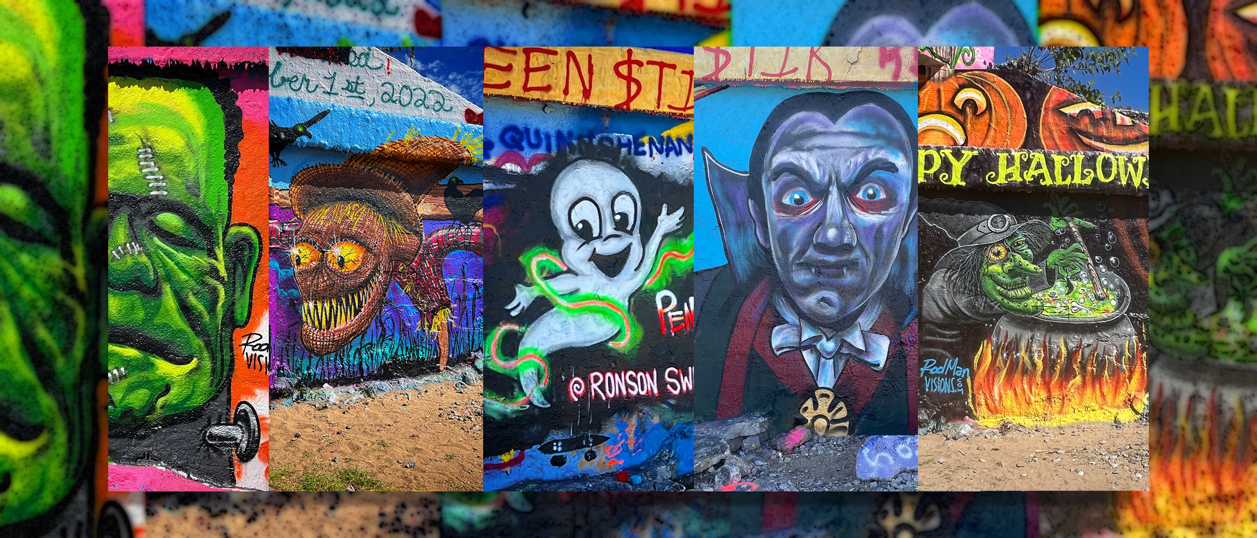 Look back at the frightfully delightful art from October – The Graffiti ...