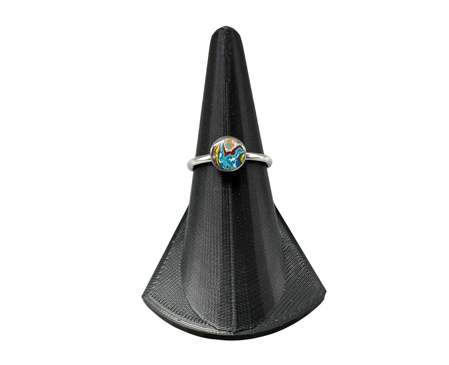 Ring (Size 12) Circle Bezel – The Graffiti Bridge