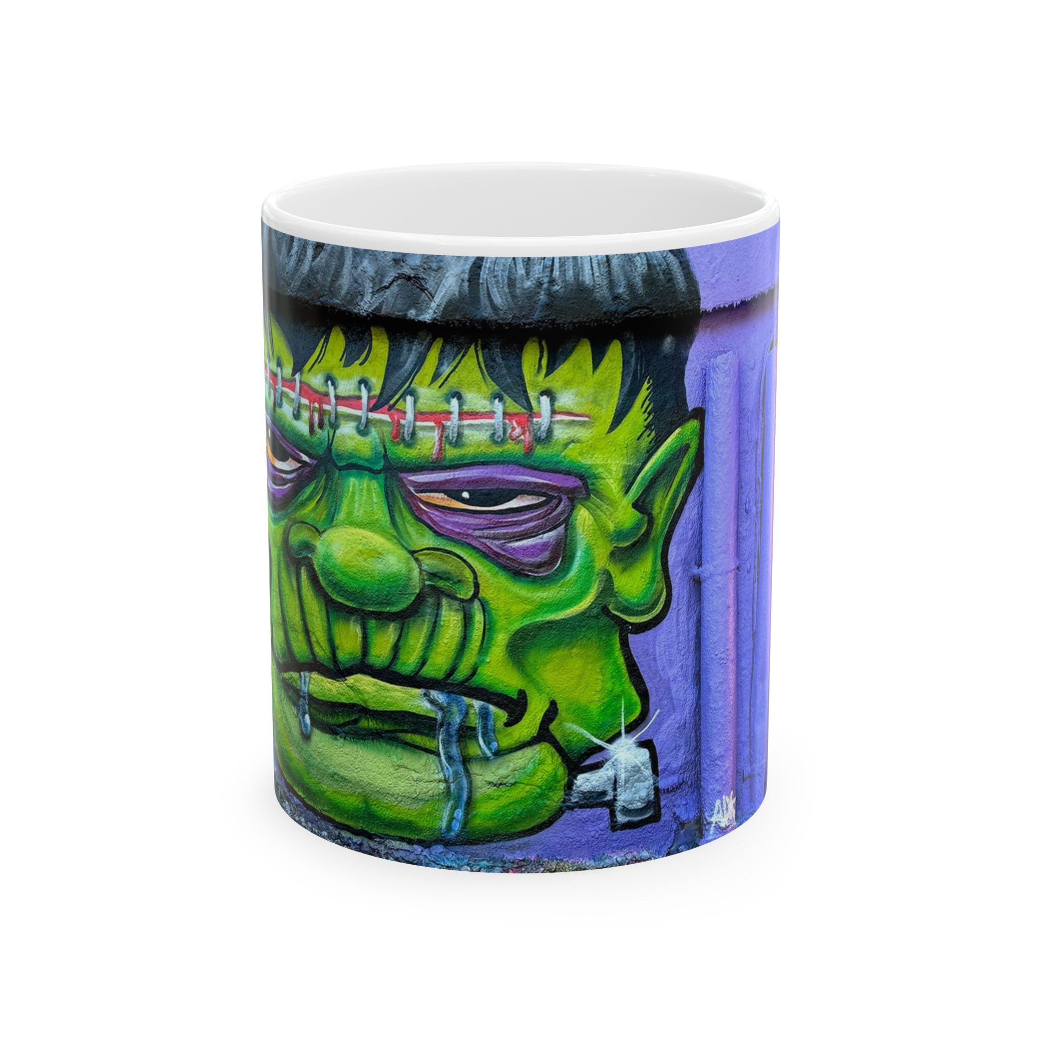 Happy Halloween Frankenstein - Mug – The Graffiti Bridge